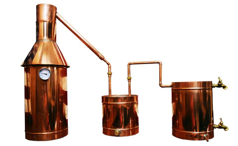 6 Gallon Copper Moonshine / Liquor Still WITH 110v heating element w ...